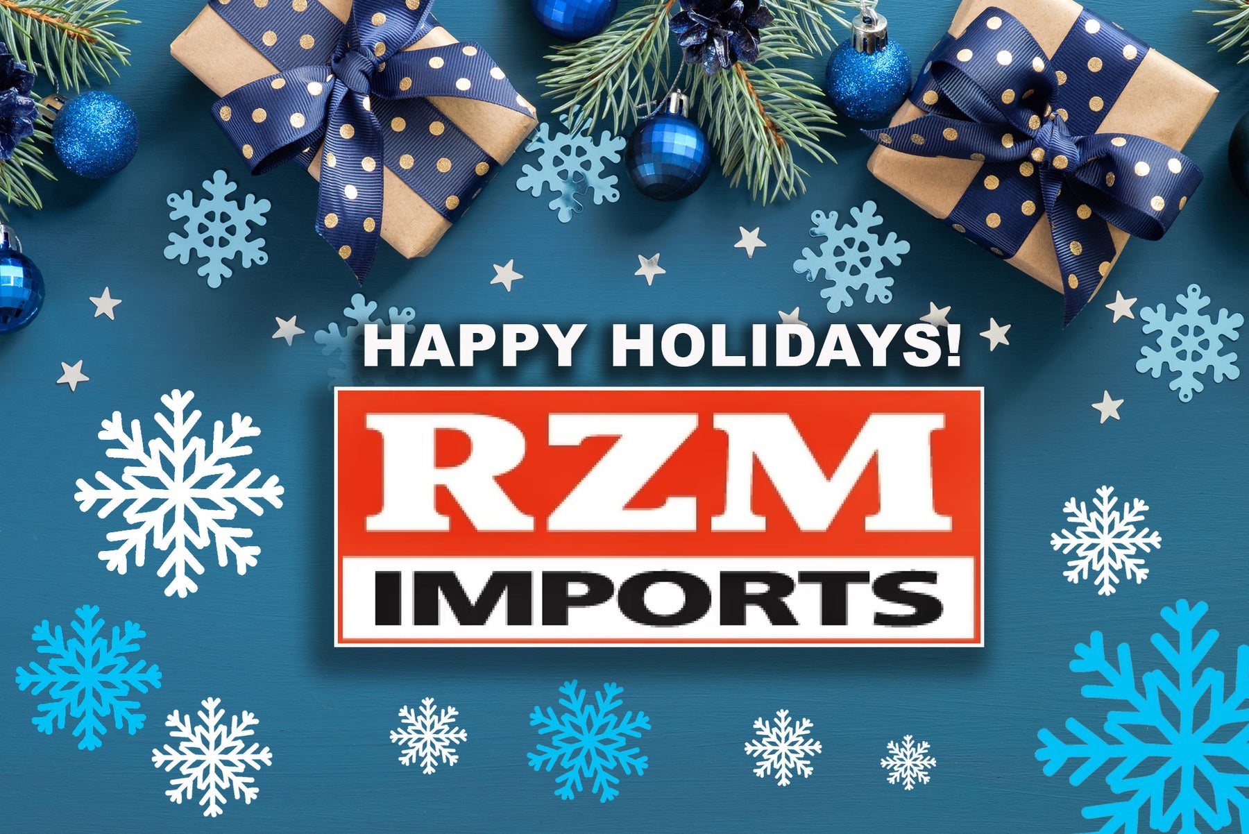 RZM Imports Holiday E-Gift Card – RZM Imports Inc